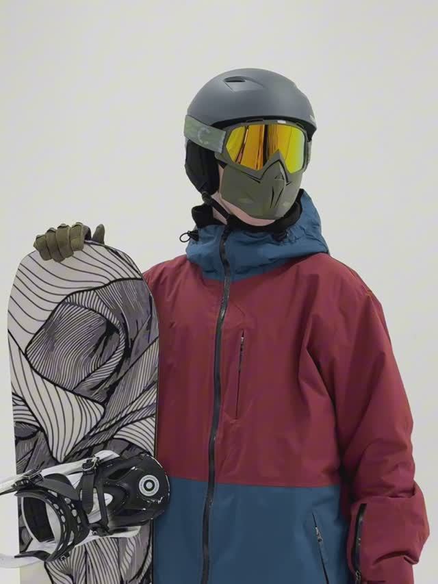 Маска мотоциклетная/снегоходная СЛЕДОПЫТ M6, линза chrome chamelion