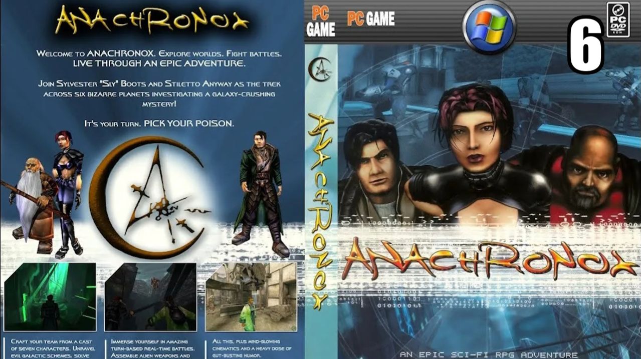 6 Anachronox 2001 \ Анахронокс 2001 (action,JRPG, puzzle )