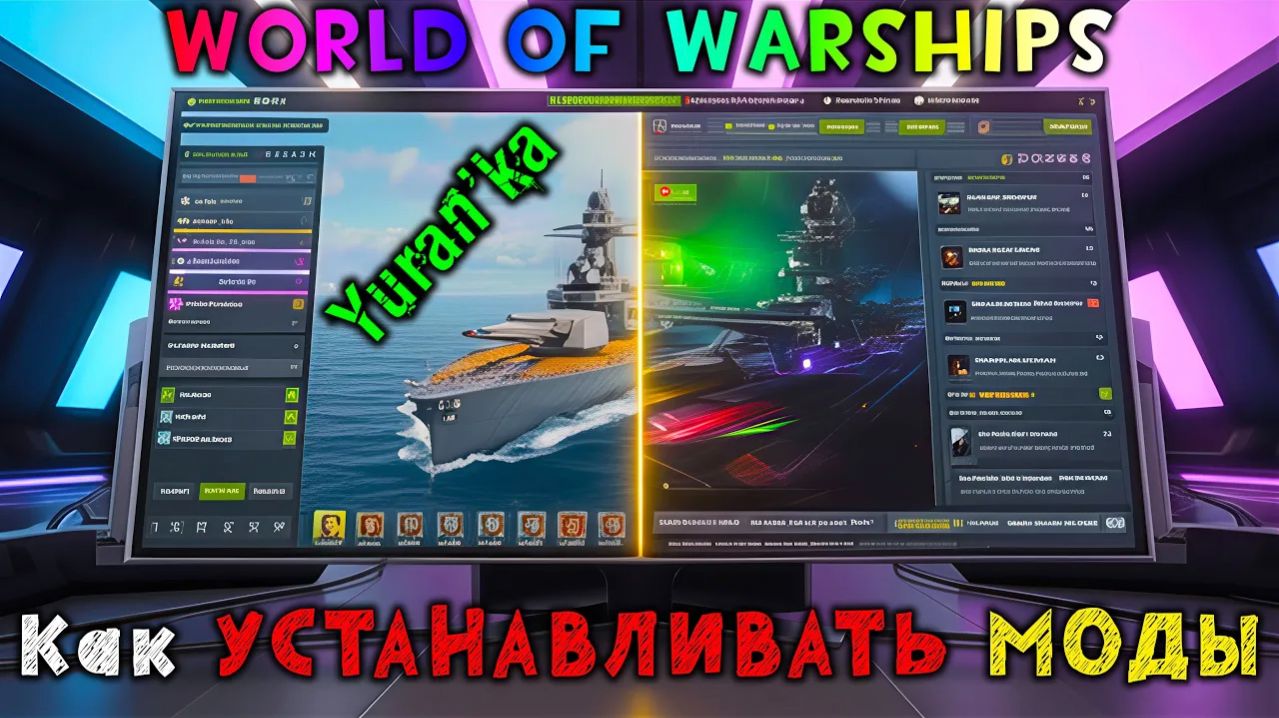 Как устанавливать моды на World of Warships | ОФИЦИАЛЬНЫЙ МЕТОД! | СОТНИ РАЗНЫХ МОДОВ!