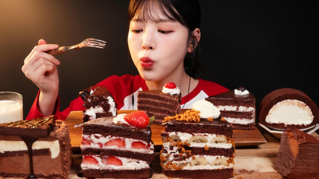 Новая рубрика на канале! Райские сладости и огненная лапша — идеальное комбо для МУКБАНГА 2026