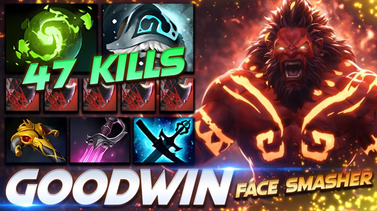 GoodWIN AXE 47 Frags Face Smasher — профессиональный геймплей в Dota 2 [Смотри и учись]