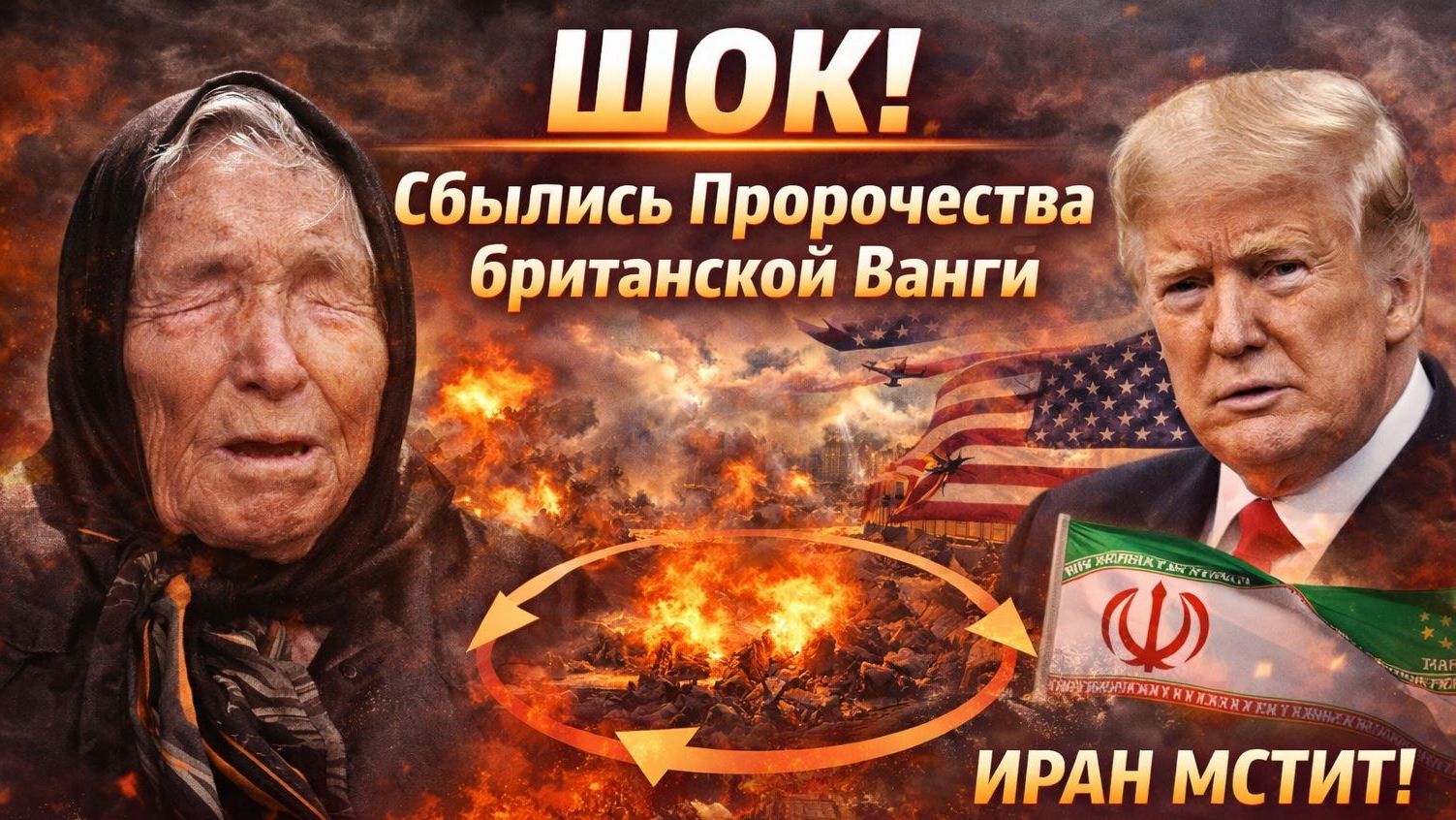 ⚡ШОК! Сбылись Пророчества британской Ванги Третья мировая и судьба Трампа Иран МСТИТ!