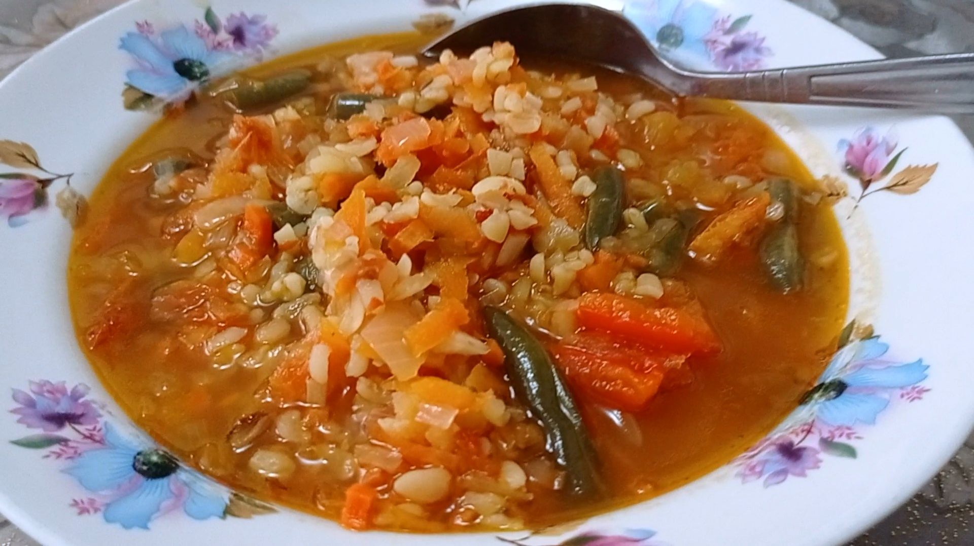 Булгур с овощами