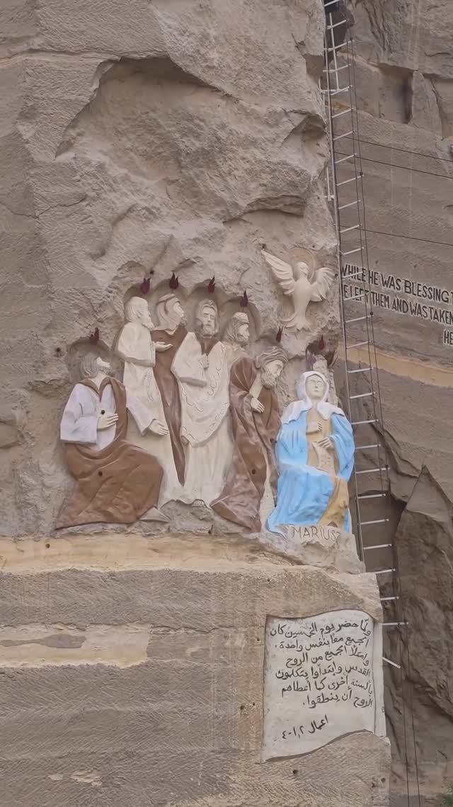 🧙 Пещерный монастырь Симеона Сапожника в Городе Мусорщиков #православие #церковь #египет #храм