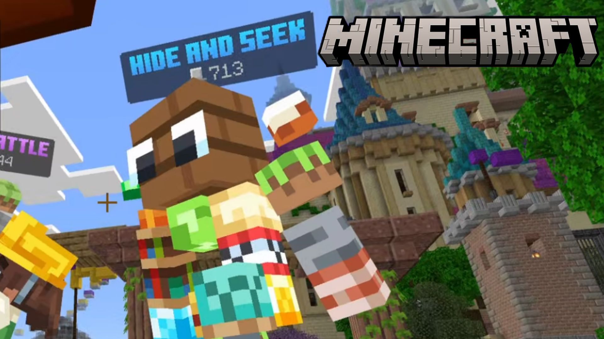 Майнкрафт: Прятки PS5 Без комментариев (Minecraft: Hide and seek)