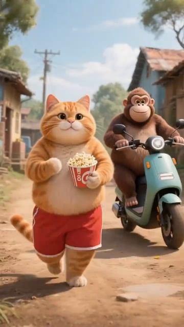 Наглая обезьяна