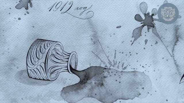 Февраль. Достать чернил и плакать.. Каллиграфия острым пером, стихотворение Б. Пастернака