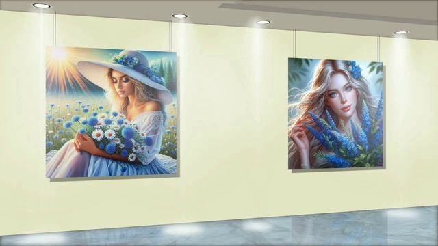 Выставка рисунков искусственного интеллекта.