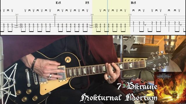 10 MAGICAL BLACK METAL MOMENTS на Электрогитаре. Уроки Гитары. Ноты и табы Гитары Guillaume Vrac