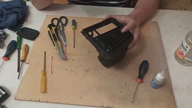 Ремонт левого дефлектора потоков воздуха печки б3 пассата