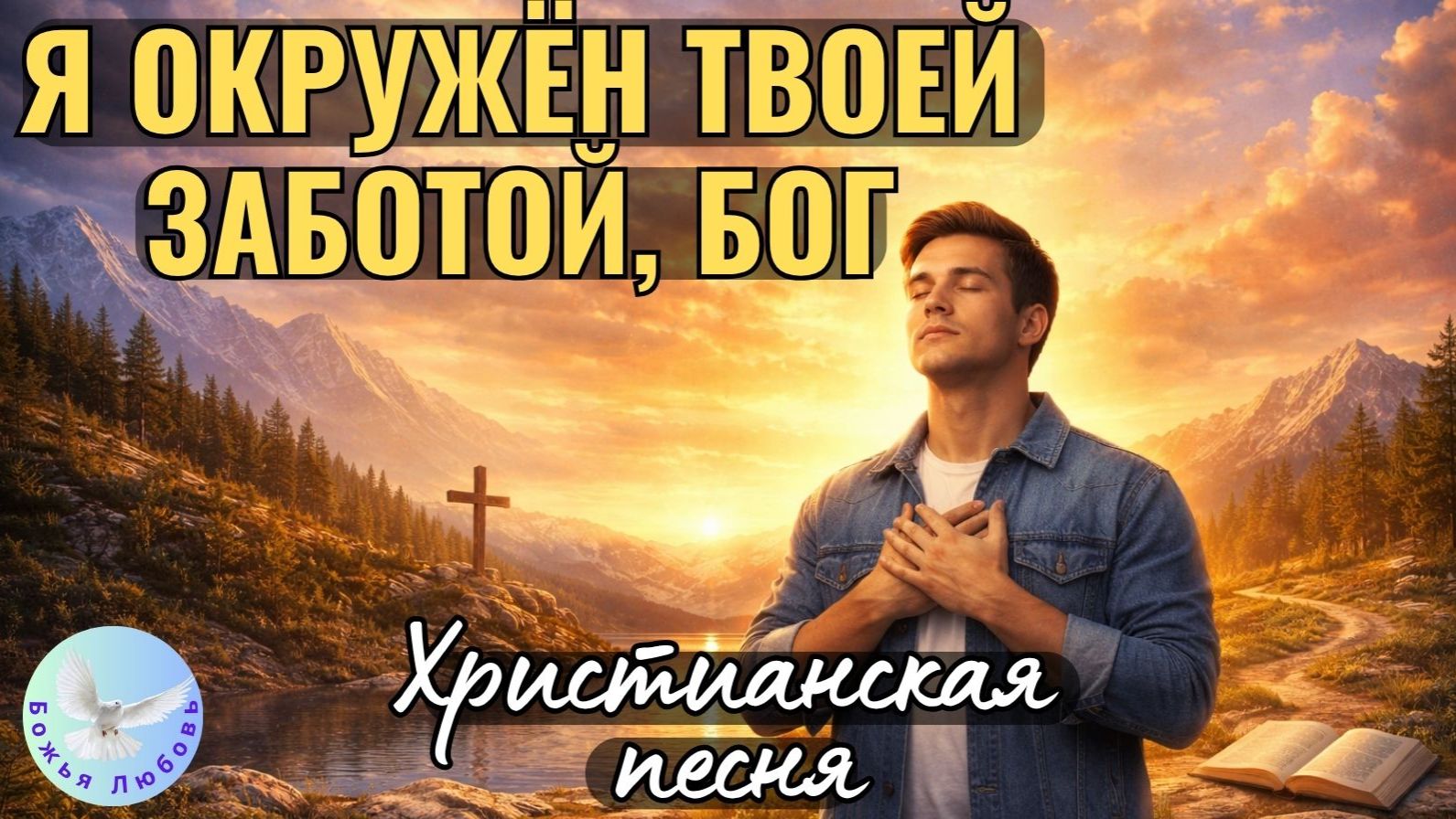 -Я окружён Твоей заботой, Бог-Христианская песня на стихи Ирины Боголюбовой. Прославление Бога.