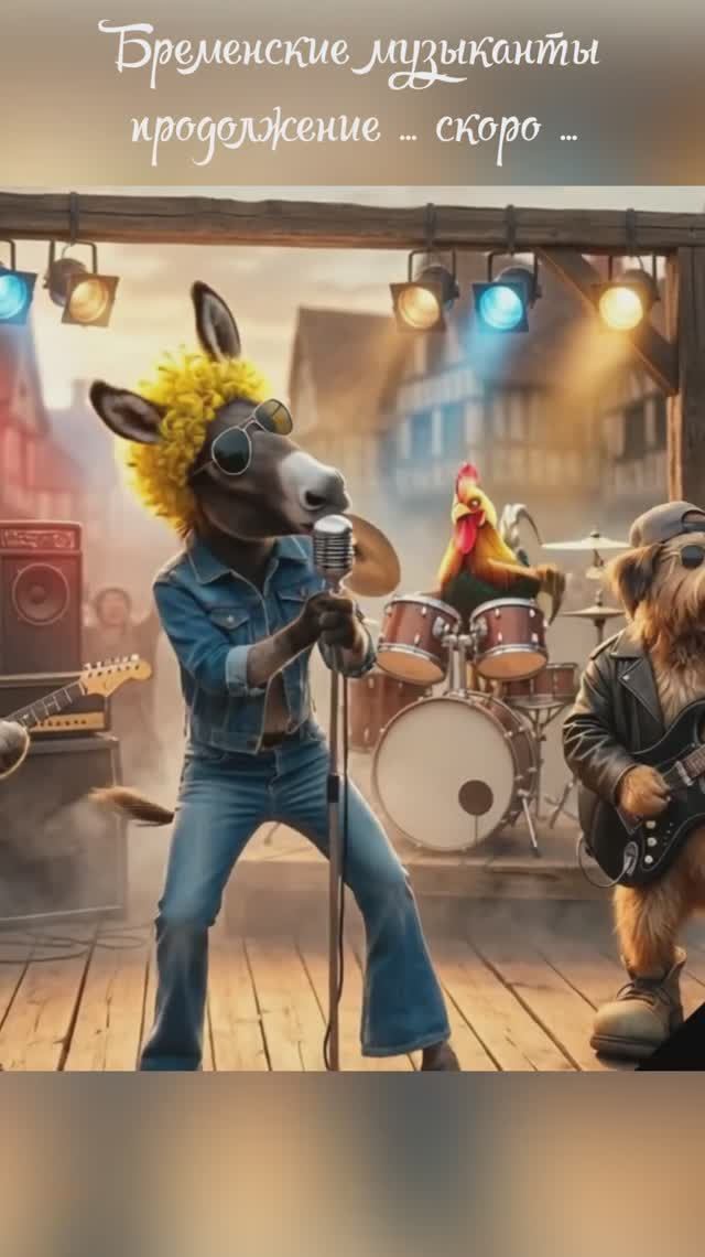 [Бременские музыканты] - продолжение скоро.... [ИИ]
