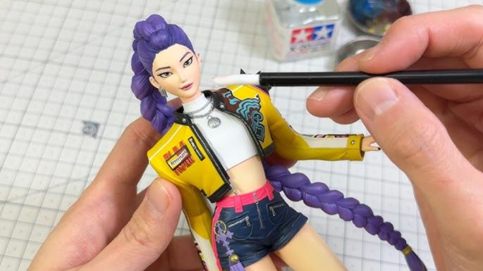 Создание 3D-модели Руми K-pop-охотницы на демонов с помощью 3D-принтера