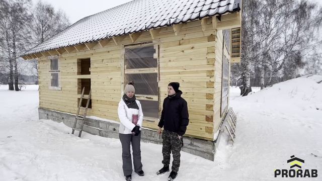 Отзыв на Дом из профилированного бруса 8х9 в от ДСК "PRORAB" в Томске