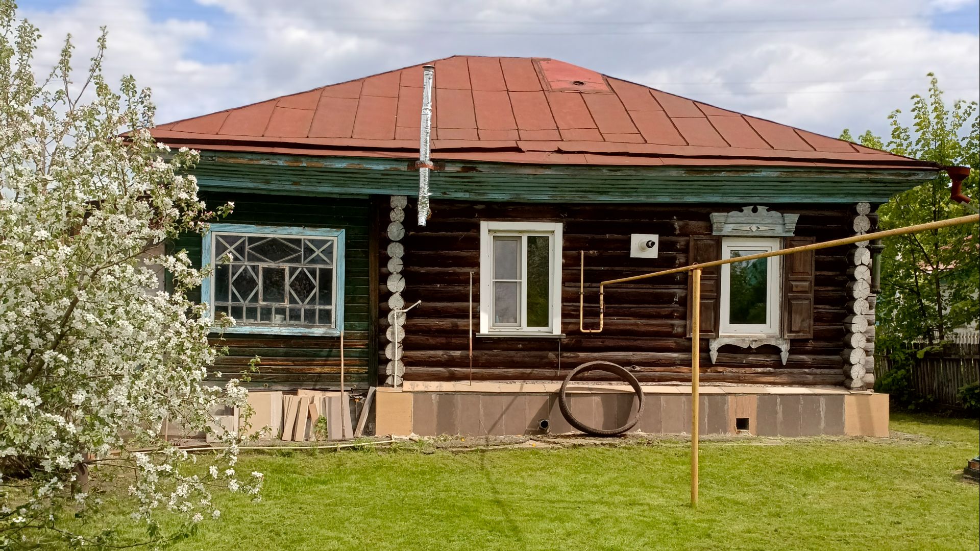 1.Купил старый деревянный домик под восстановление. обзор