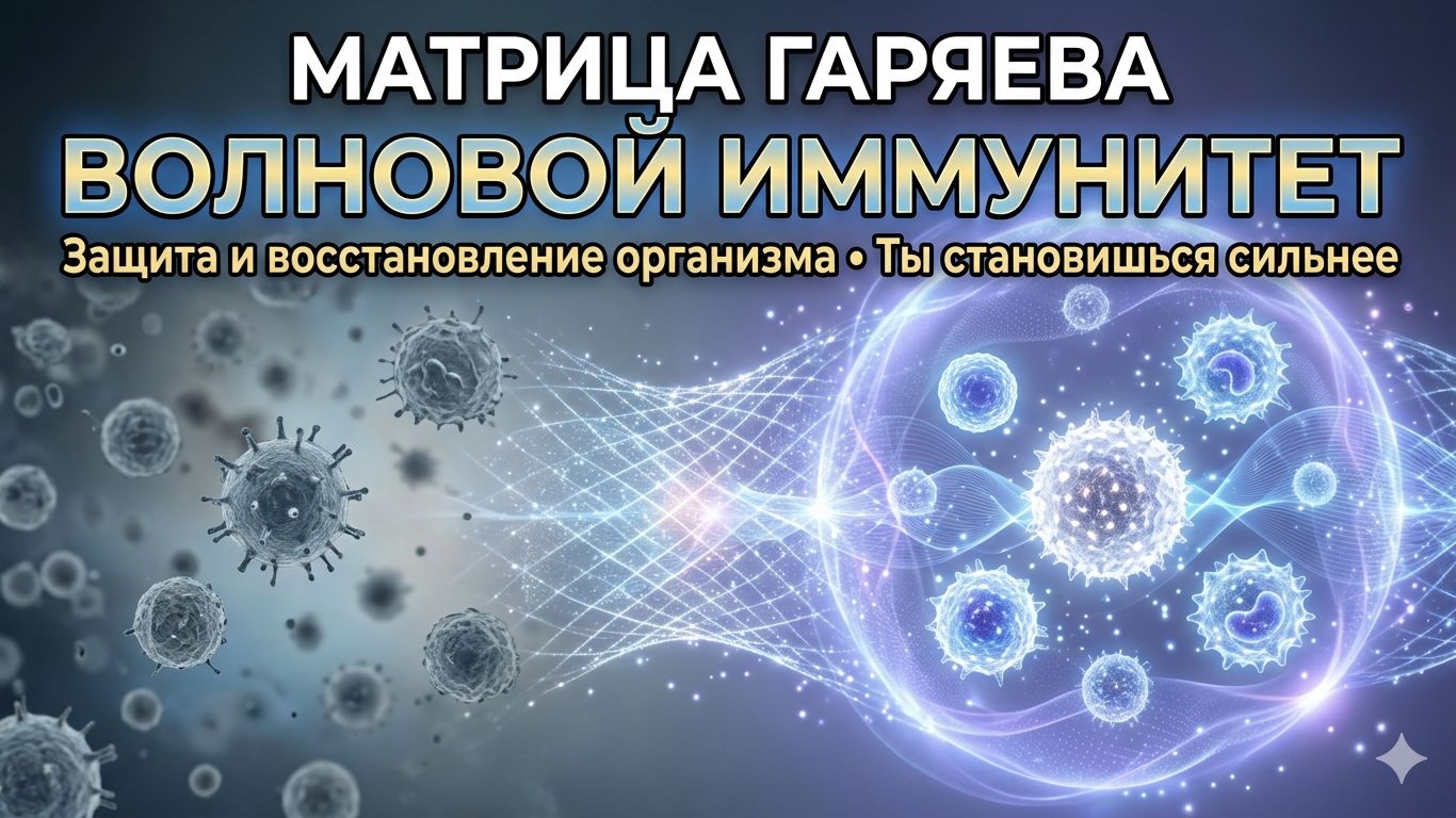 🛡️ УНИВЕРСАЛЬНАЯ МАТРИЦА ГАРЯЕВА «ВОЛНОВОЙ ИММУНИТЕТ»  — Волновая Генетика ✨