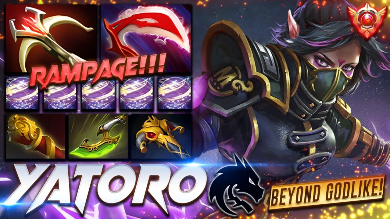 Yatoro Templar Assassin Beyond Godlike — профессиональный геймплей в Dota 2 [Смотри и учись]