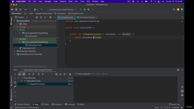 2. Creating First Unit Test method