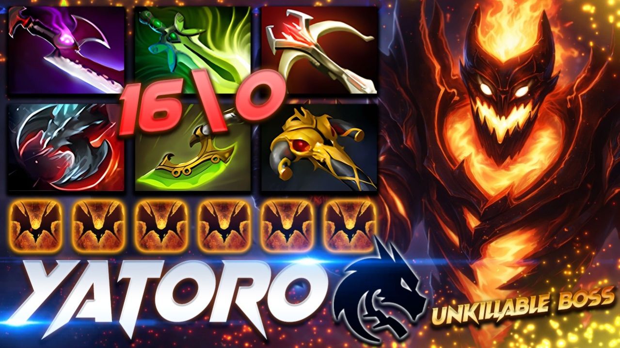 Yatoro Shadow Fiend BOSS — профессиональный геймплей в Dota 2 [Смотри и учись]