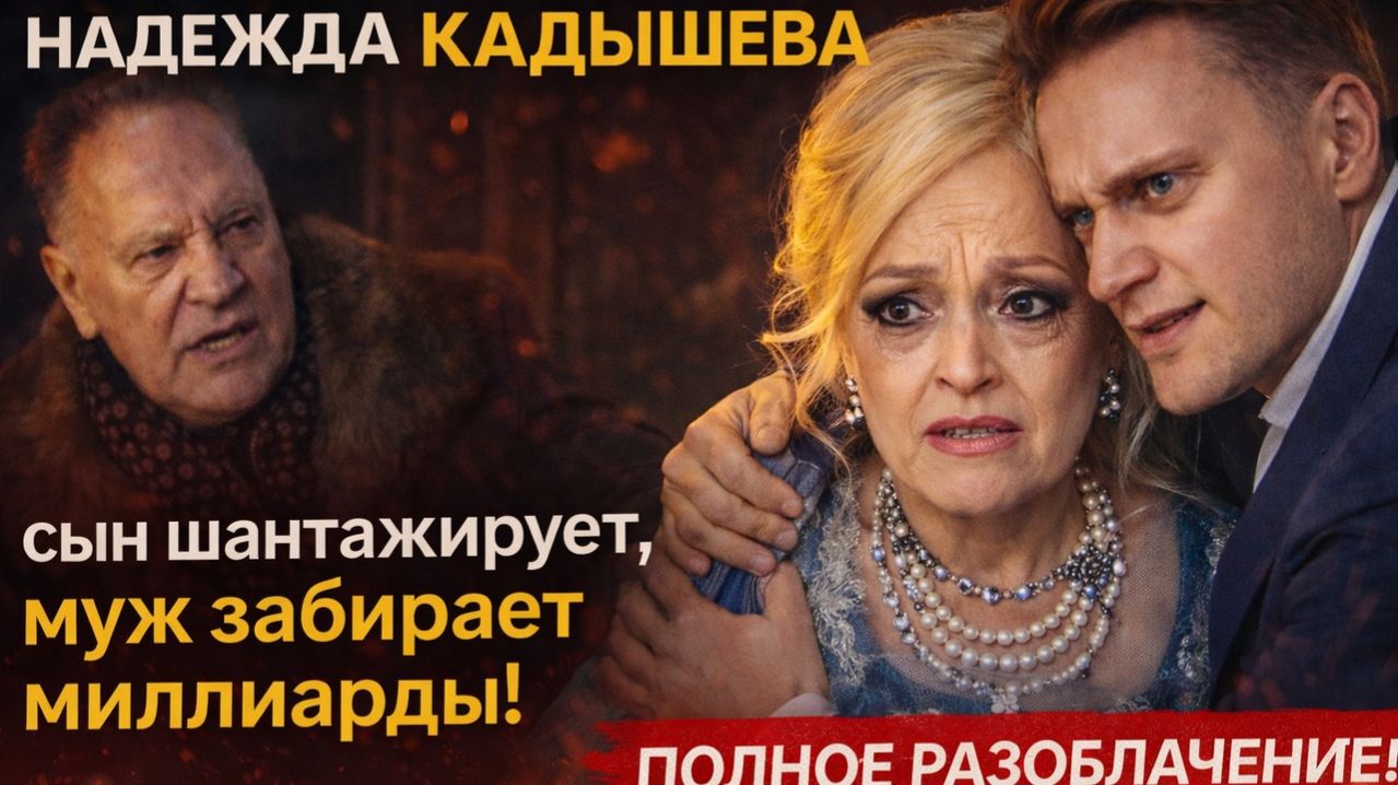 Вы Ахнете! Надежда Кадышева: сын шантажирует, муж забирает миллиарды! Полное разоблачение!