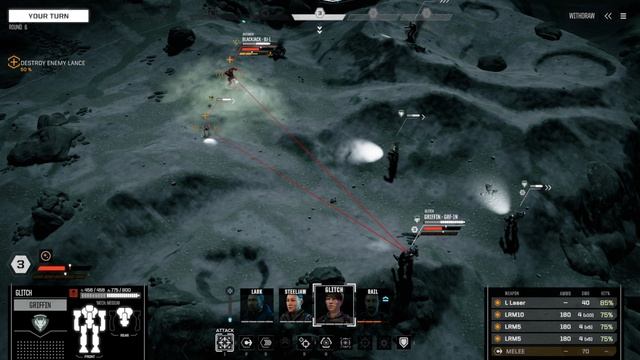 "Уничтожение наёмников" (Clean out the Mecrs) на Сакромонте (Sacromonte) в BattleTech, 2026-03-27