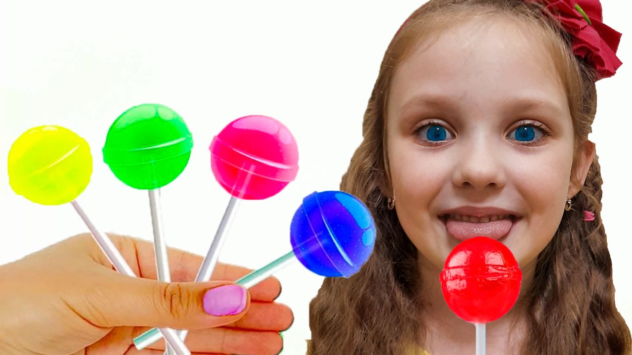 Детская песенка - Вкусные цветные конфетки