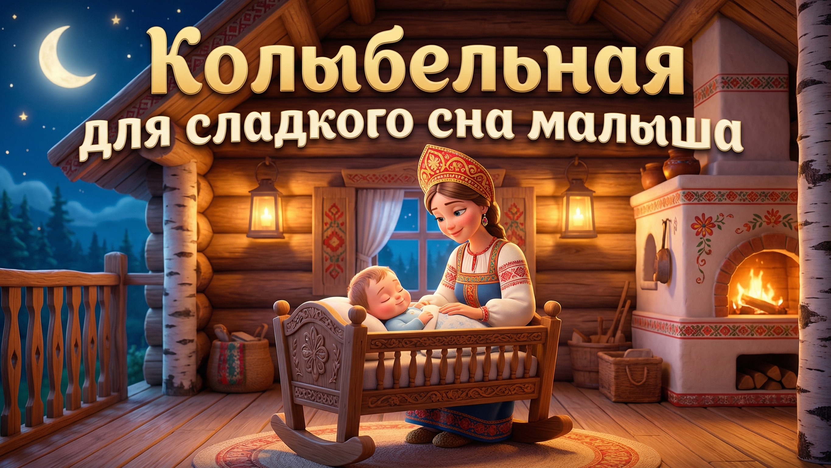 Колыбельная для малыша перед сном 🌙 Баю-бай | Нежная русская колыбельная для младенцев