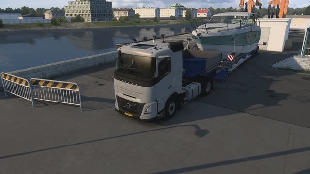 Euro Truck Simulator 2 #63  - Перевозка Яхты 380км