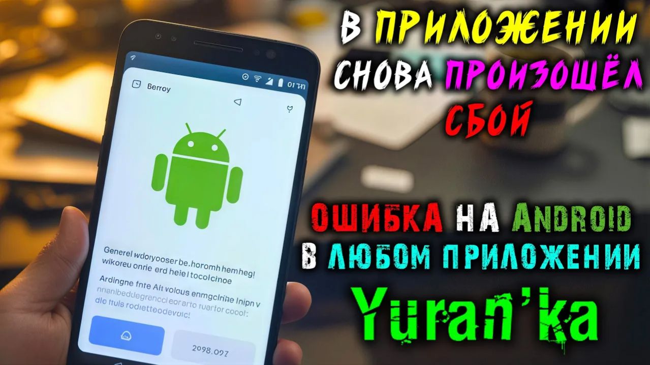 В приложении снова произошёл сбой - Отправить отчёт об ошибке | Ошибка на Android в любом приложении