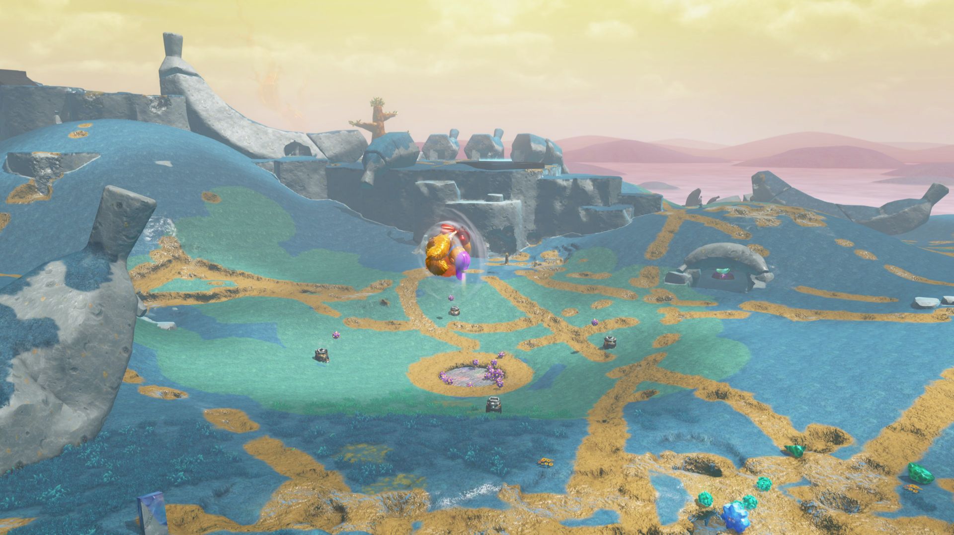 Donkey Kong Bananza: DK Island & Emerald Rush - серия 5 - Собираем изумруды на Холмах