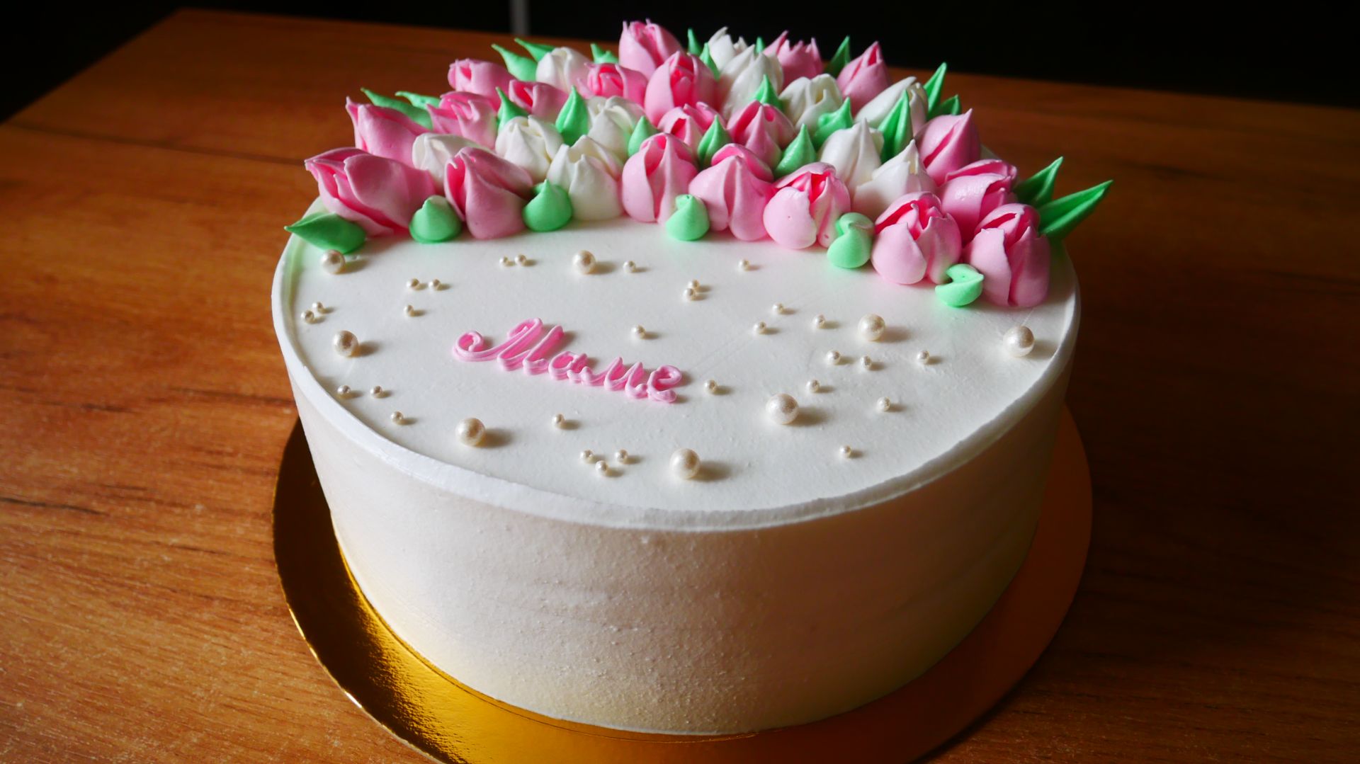 Мастер класс по ТЮЛЬПАНАМ Украшение торта цветами Оформление тортов тюльпанами