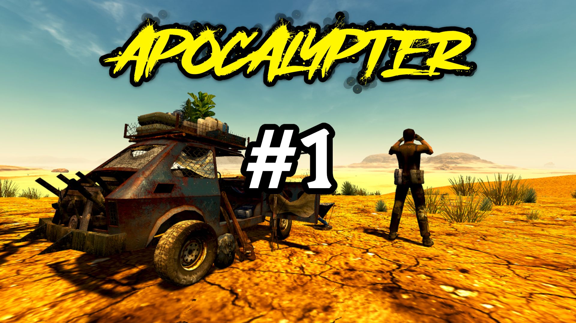 Apocalypter №1 / Собираем машину, делаем первую вылазку и готовим на костре / Прохождение игры