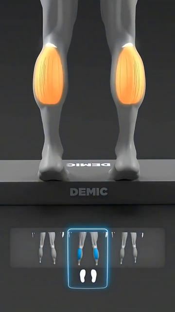 Тренируйте икроножные мышцы с помощью этого приема с правильным положением стопы. #sports