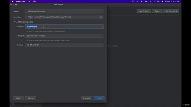 2. Create new Maven project using IntelliJ IDEA