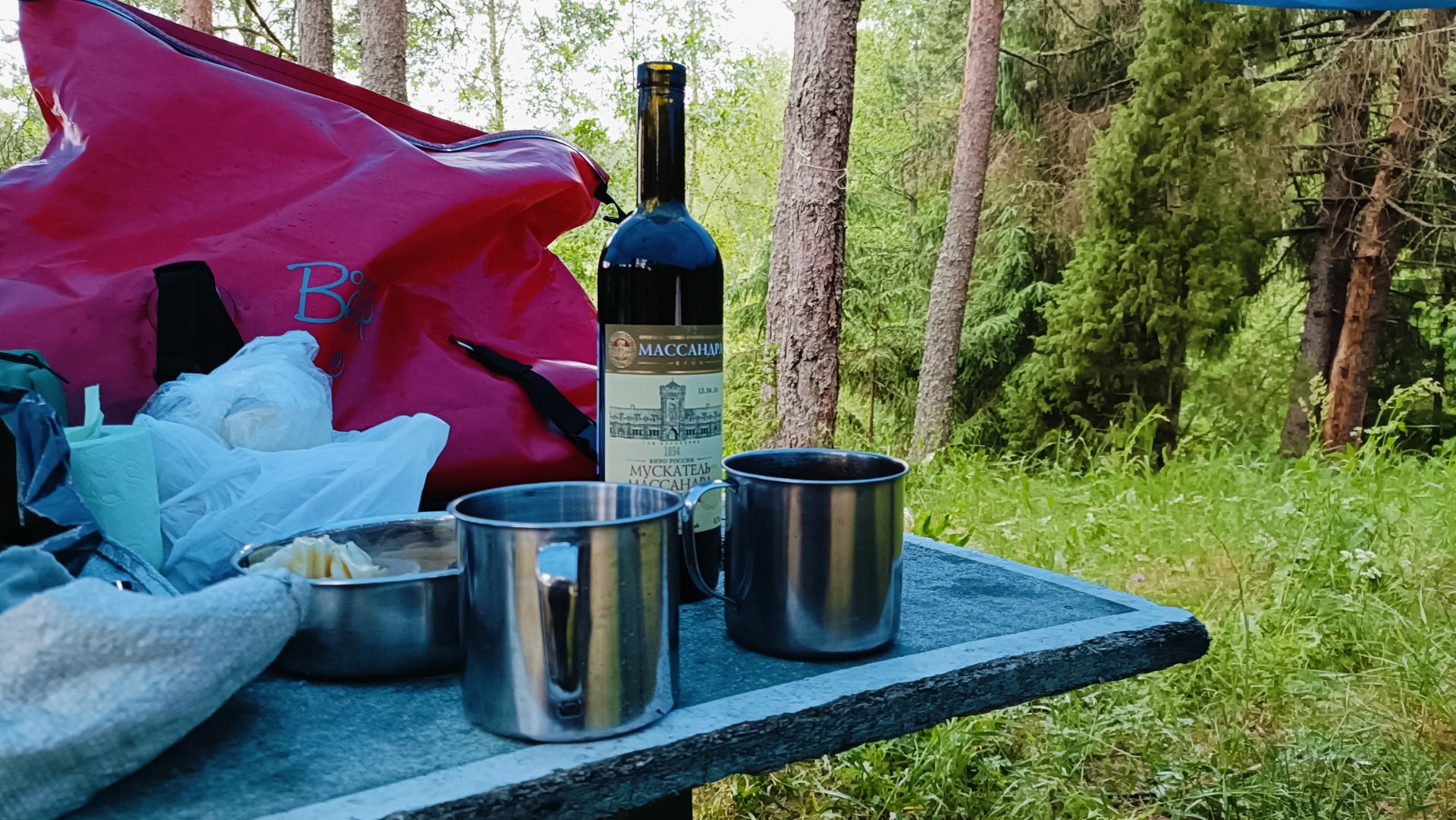 Отдых в лесу Offroad весна озеро