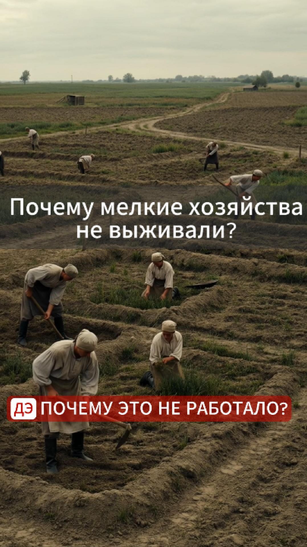 Почему мелкие хозяйства не выживали? #наука #энциклопедия