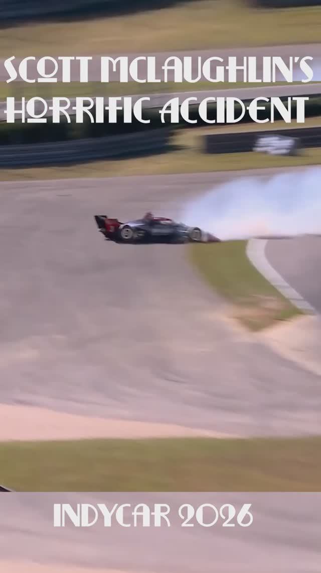 Жуткая авария Скотта МакЛоглина. IndyCar 2026