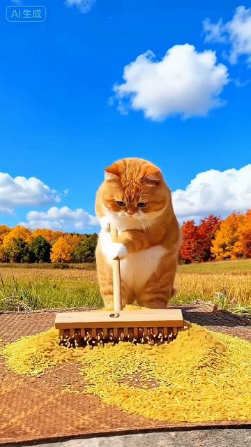 Притомился котик