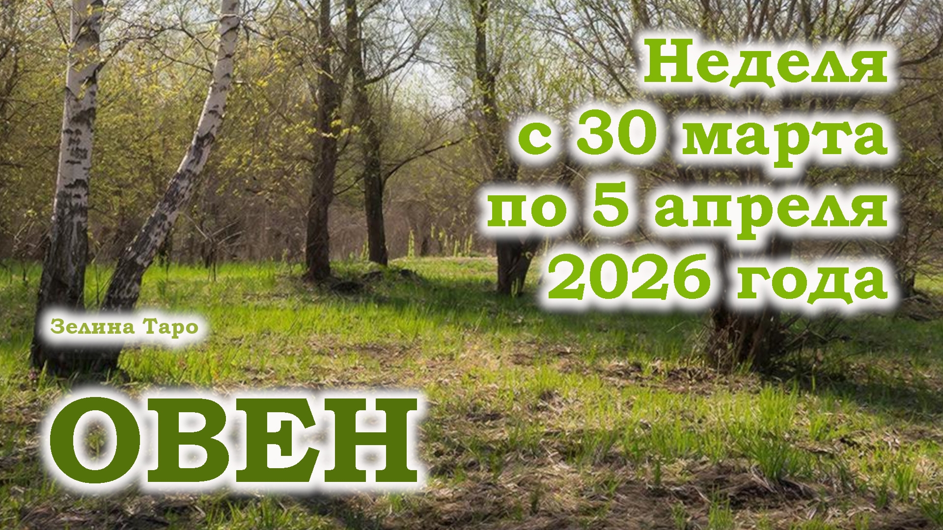 ОВЕН | ТАРО прогноз на неделю с 30 марта по 5 апреля 2026 года