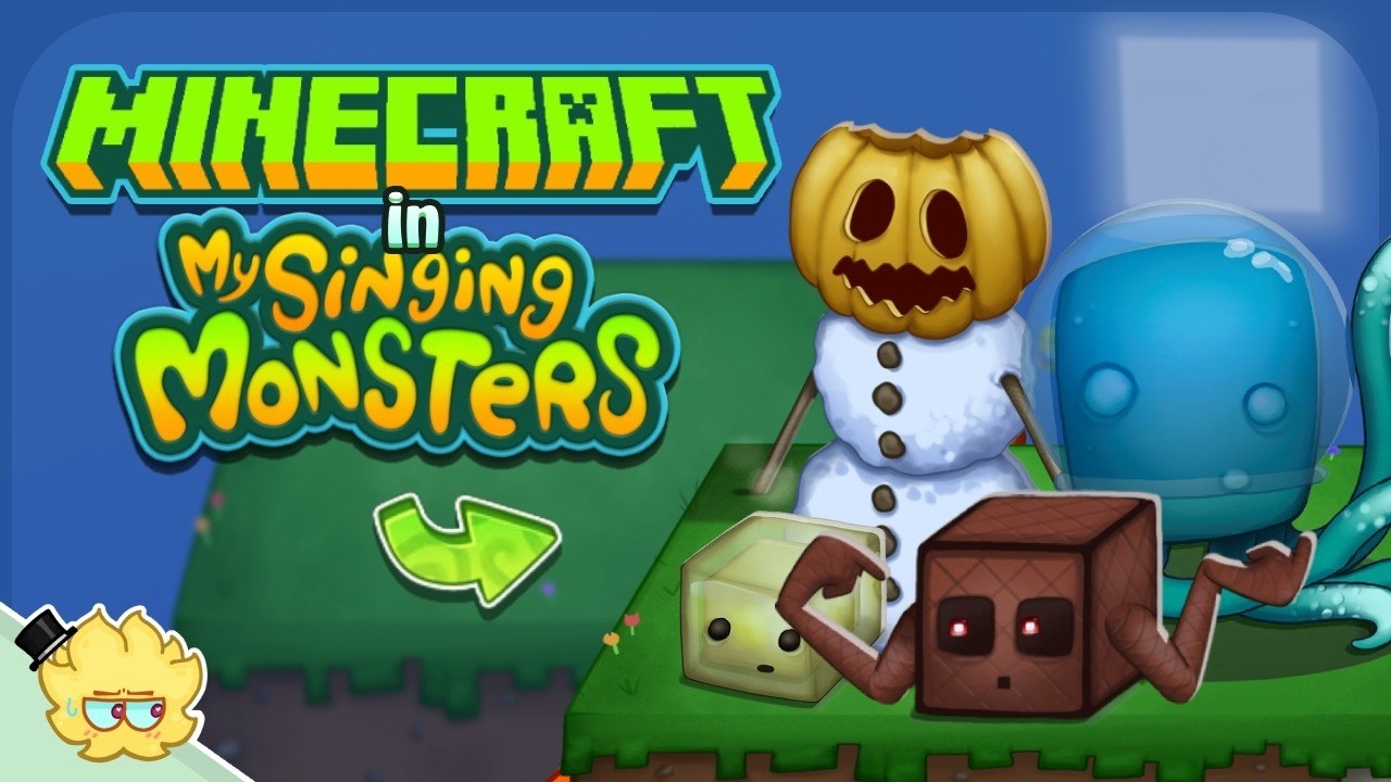 Майнкрафт в Моих Поющих Монстрах? - Вся Песня (My Singing Monsters, Мои Поющие Монстры, Msm, Мсм)