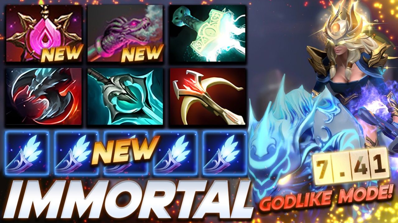 [7.41] MIRANA GODLIKE ARROWS - NEW ITEMS — профессиональный геймплей в Dota 2 [Смотри и учись]