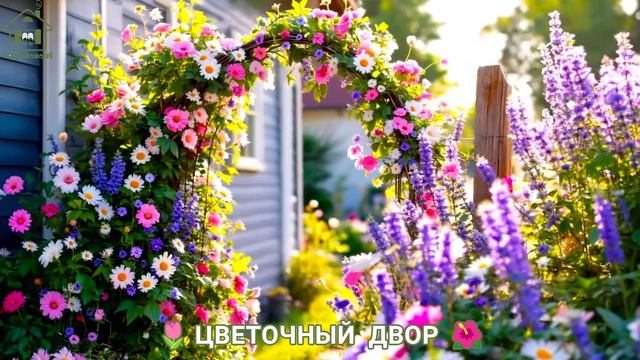Дворы и дачи с роскошными цветами 🌹 сплошное вдохновение для души (25)