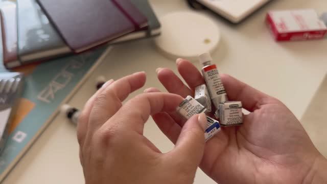 РАСПАКОВКА художественных материалов. Посылка из Испании