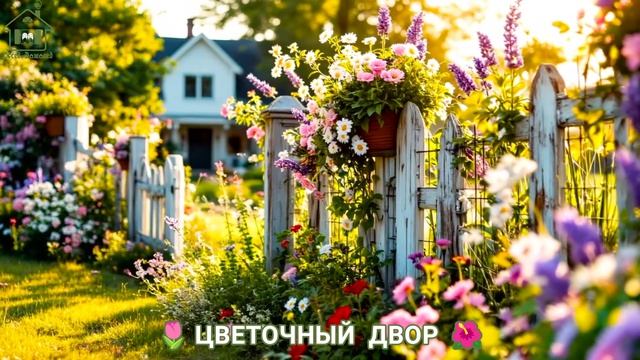 Дворы и дачи с роскошными цветами 🌹 сплошное вдохновение для души (22)