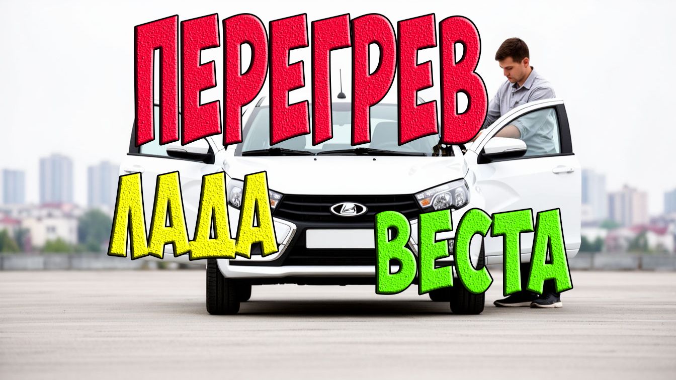Перегрев Весты, а радиатор вроде не забит -  смотри видео, всё не так!