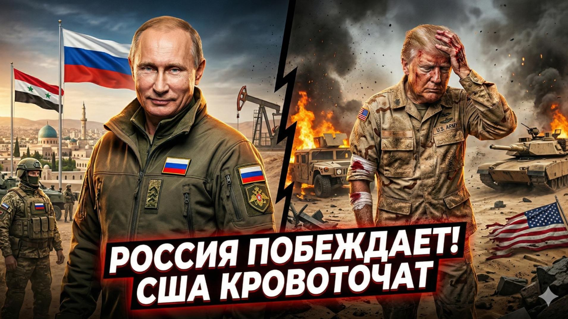 🎭 Большая игра в пустыне: Россия смеется, пока Америка истекает кровью на Ближнем Востоке