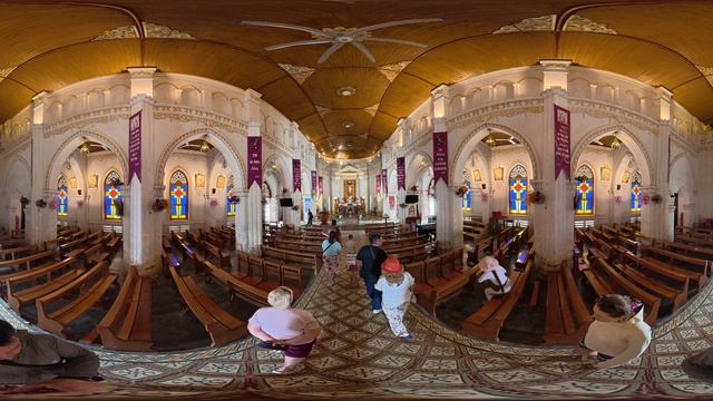 Церковь Манг Ланг изнутри. Видео 360