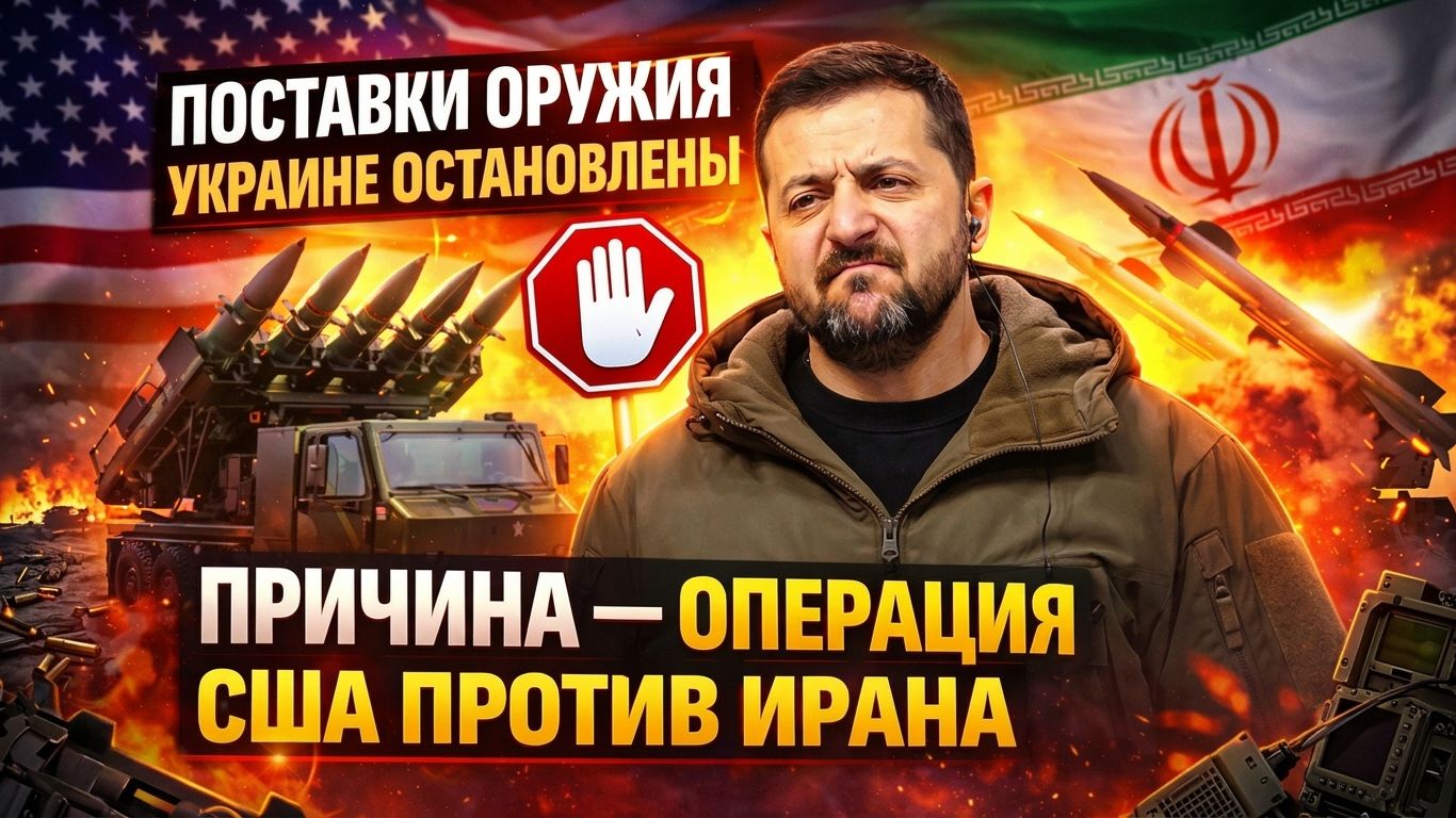 Поставки оружия Украине остановлены: причина — операция США против Ирана