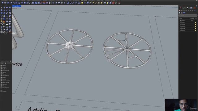 12 - Rhino SubD Bridge part 4