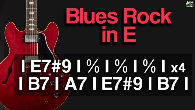 Минусовка для гитары в стиле блюз-рок в тональности E I Shuffle Groove 120 bpm